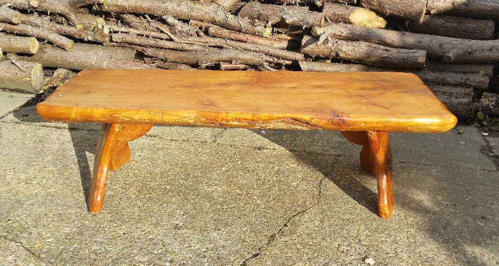 Large Chunky Coffee Table Solid English Macrocarpa