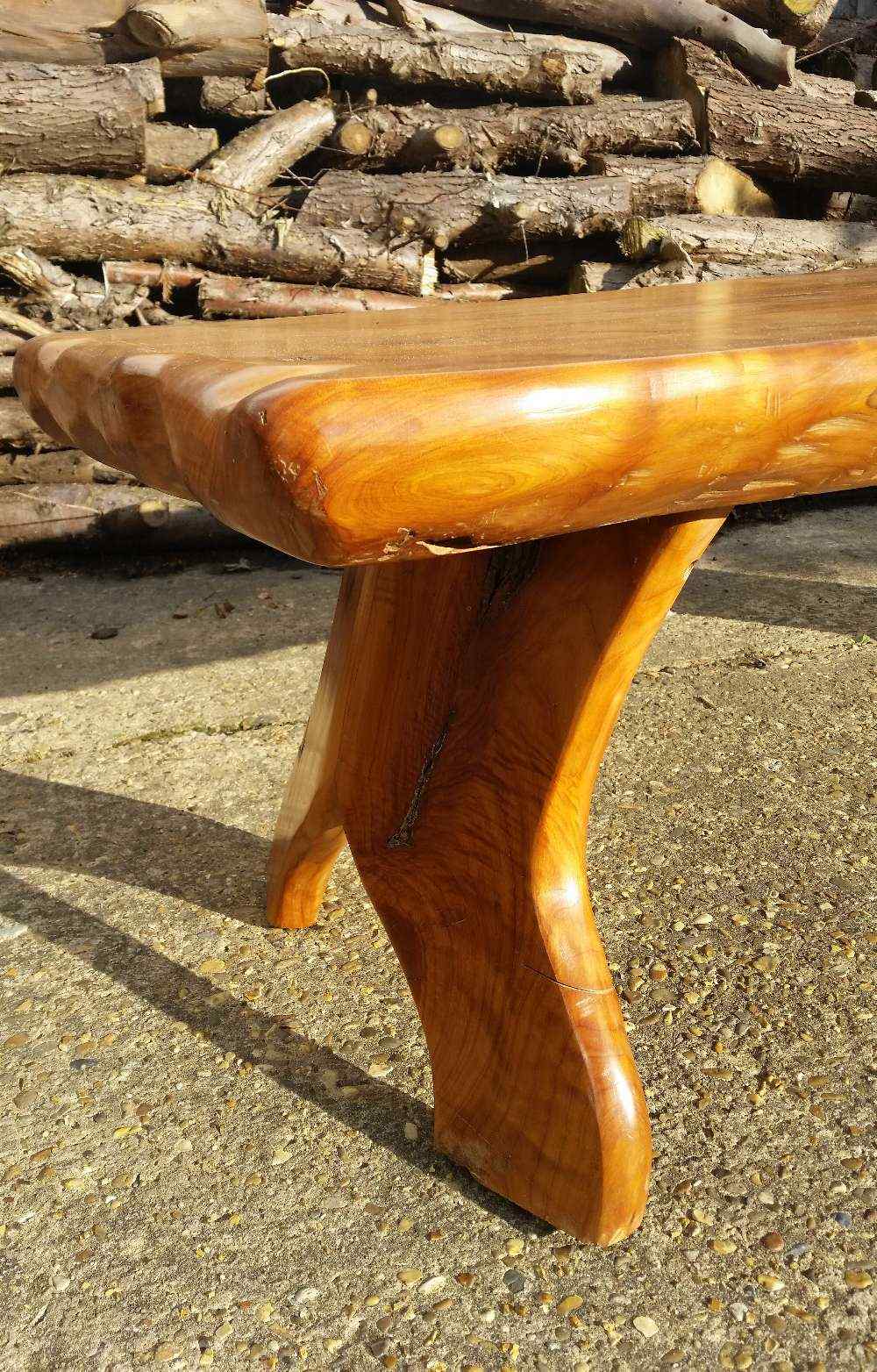 Large Chunky Coffee Table Solid English Macrocarpa