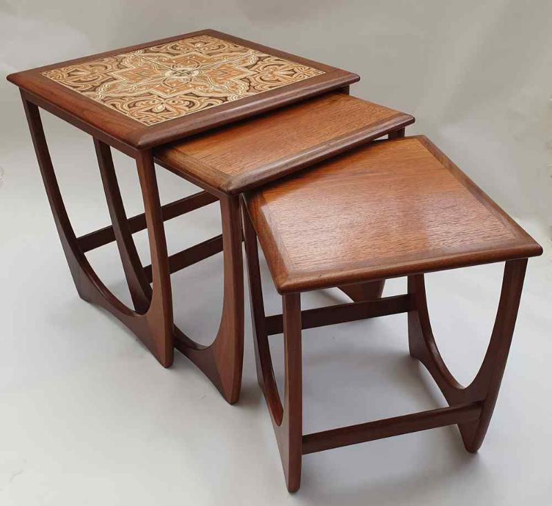 G-Plan Astro Tile Topped Nesting Tables